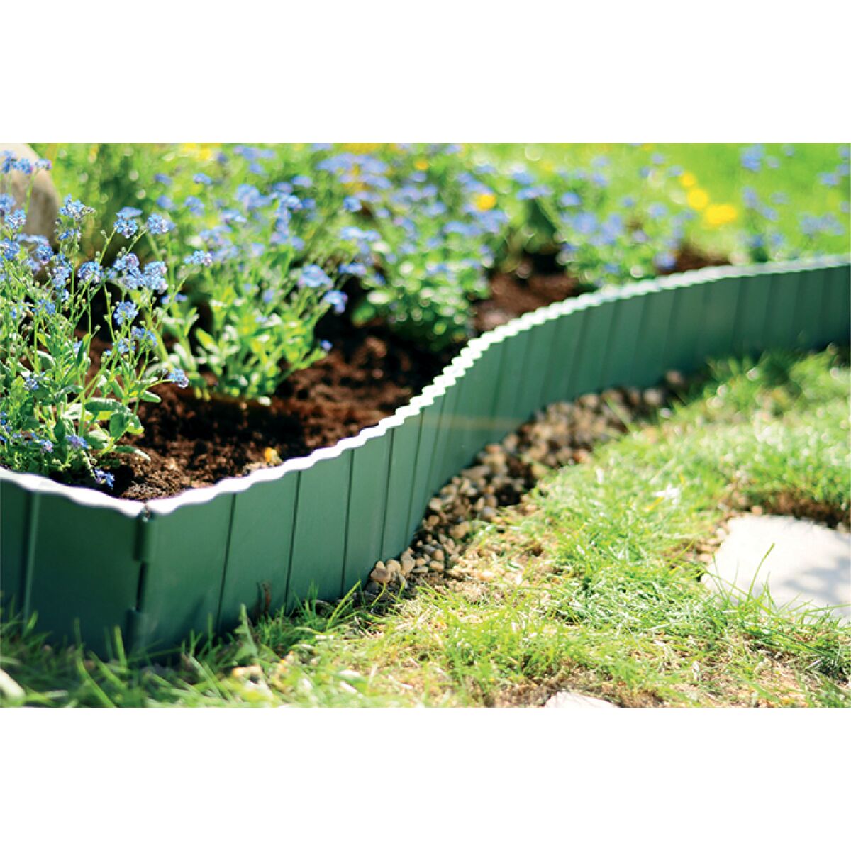 IKRR-G851 بروسبيربلاست سياج حديقة عالي الجودة بلاستيك أخضر الغابات 595 × 16سم | أسوار الحدائق ...